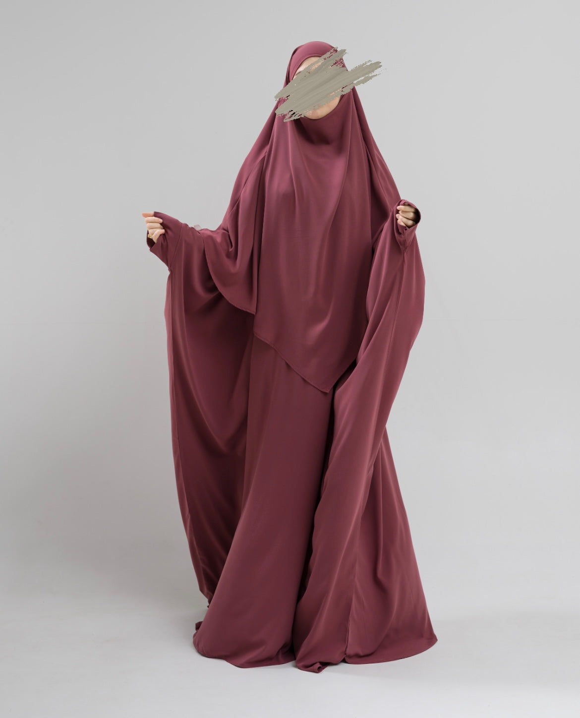Abaya Khadija Rose Dust – SOTRA